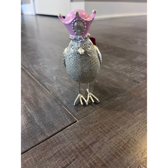 Ashland | Accents | Ashland Tabletop Decor Gala Bird Silver Pink Crown ...